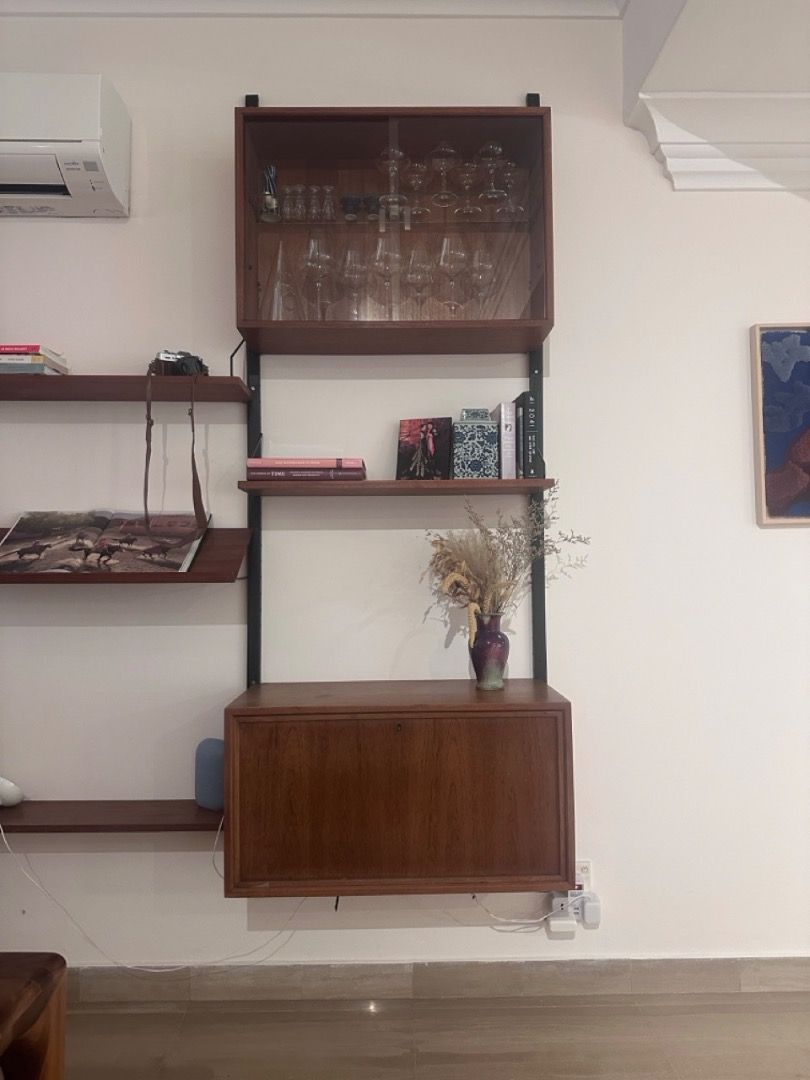 1950's Original Poul Cadovius Royal System Wall Unit (Teak), Furniture ...