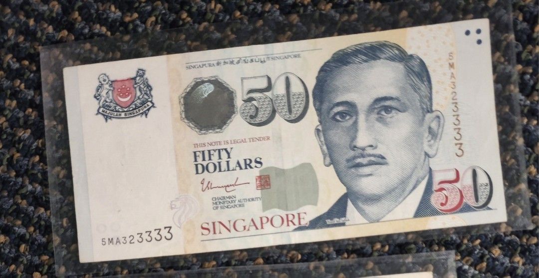 323333 Spore $50 fancy almost solid serial number, Hobbies & Toys ...