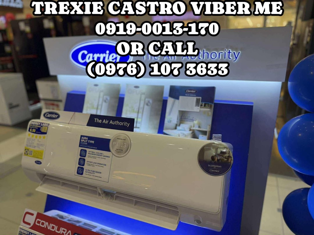 🟨 CARRIER SPLIT TYPE FREE INSTALLATION 1st 10FT NEO SERIES , CARRIER ...