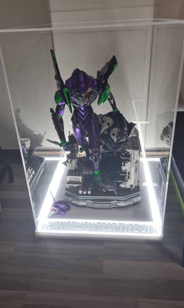 Acrylic Display Case with Led, Hobbies & Toys, Toys & Games on Carousell
