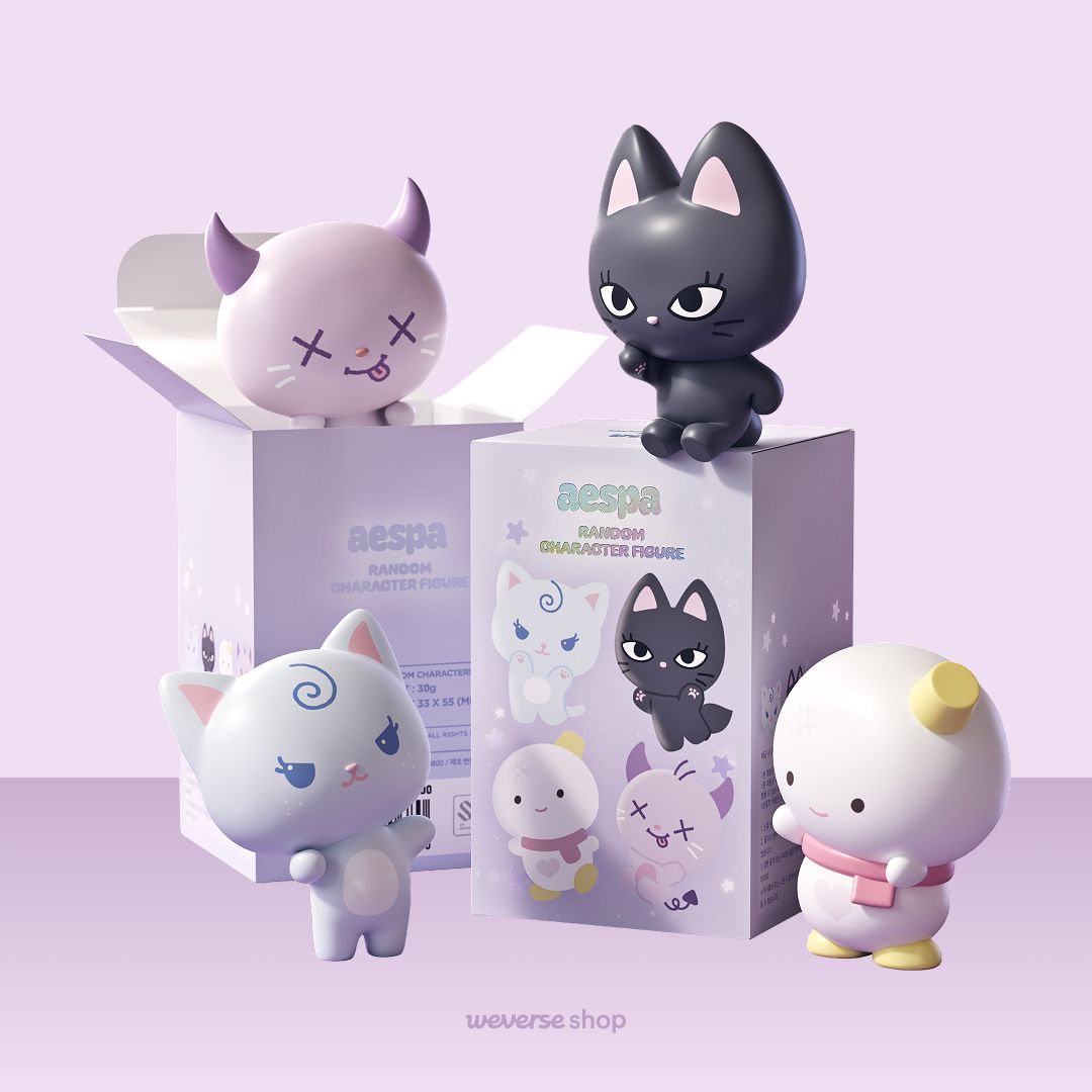 AESPA RANDOM CHARACTERS FIGURES OFFICIAL MD, Hobbies & Toys ...