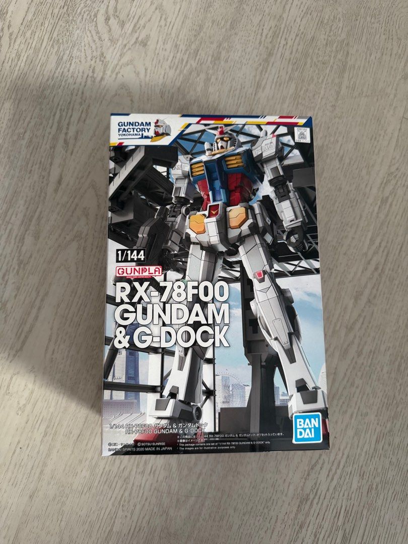 Bandai 1/144 RX-78F00 Gundam & G-Dock Model Kit, Hobbies & Toys, Toys ...