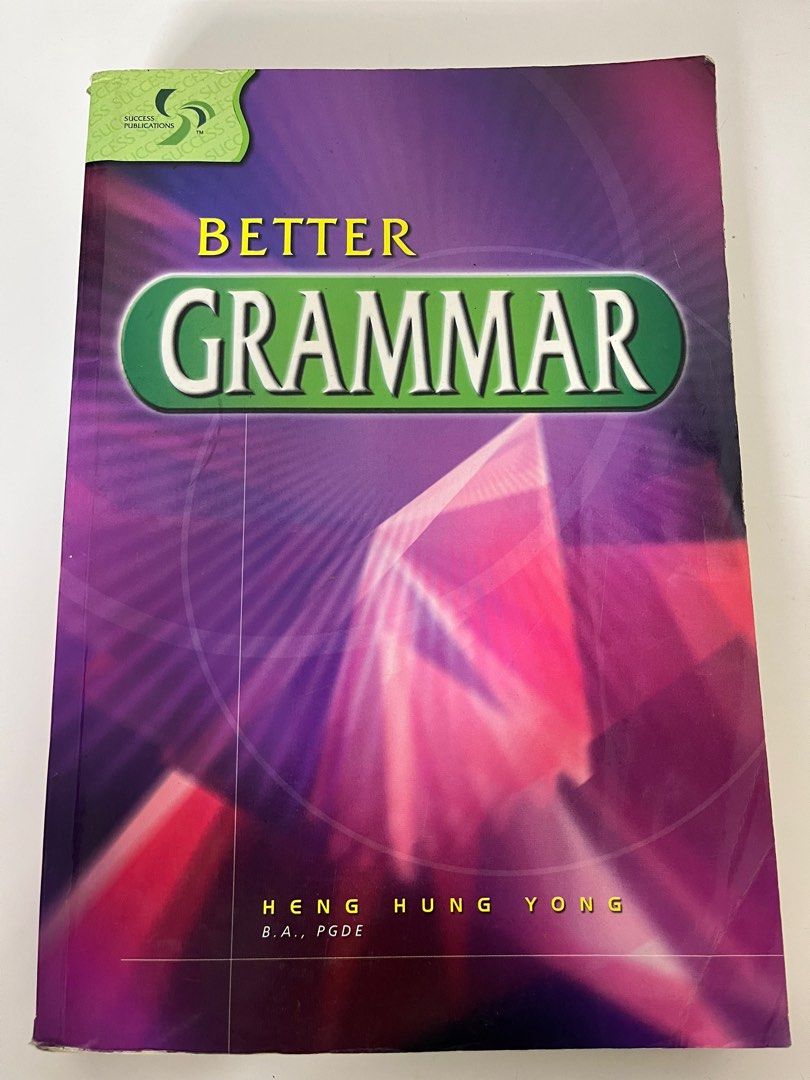 Better Grammar Textbook, Hobbies & Toys, Books & Magazines, Textbooks ...