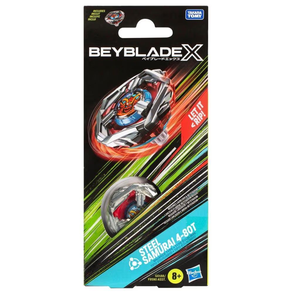 Beyblade X Hasbro Steel Samurai 4-80T, Hobbies & Toys, Toys & Games on Carousell