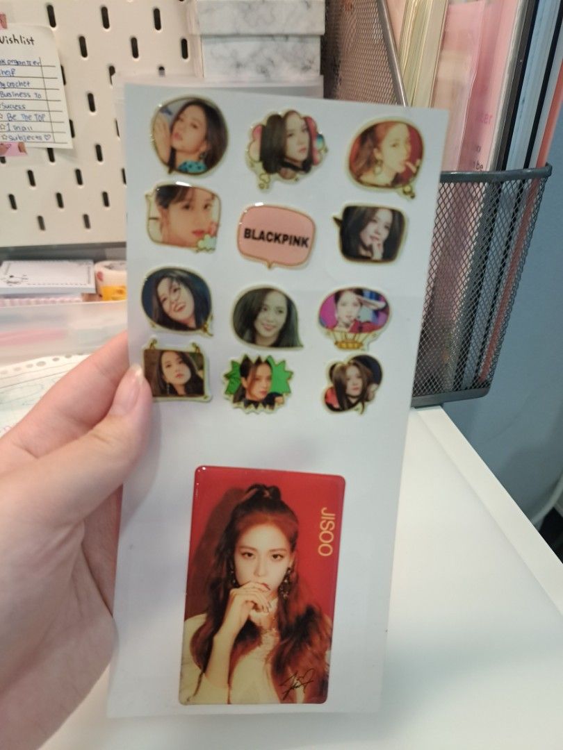 BLACKPINK Jisoo Stickers, Hobbies & Toys, Memorabilia & Collectibles, K ...