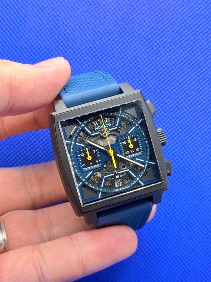 [NOS] Brand New 06/2024 Tag Heuer Monaco Chronograph DLC Titanium ...
