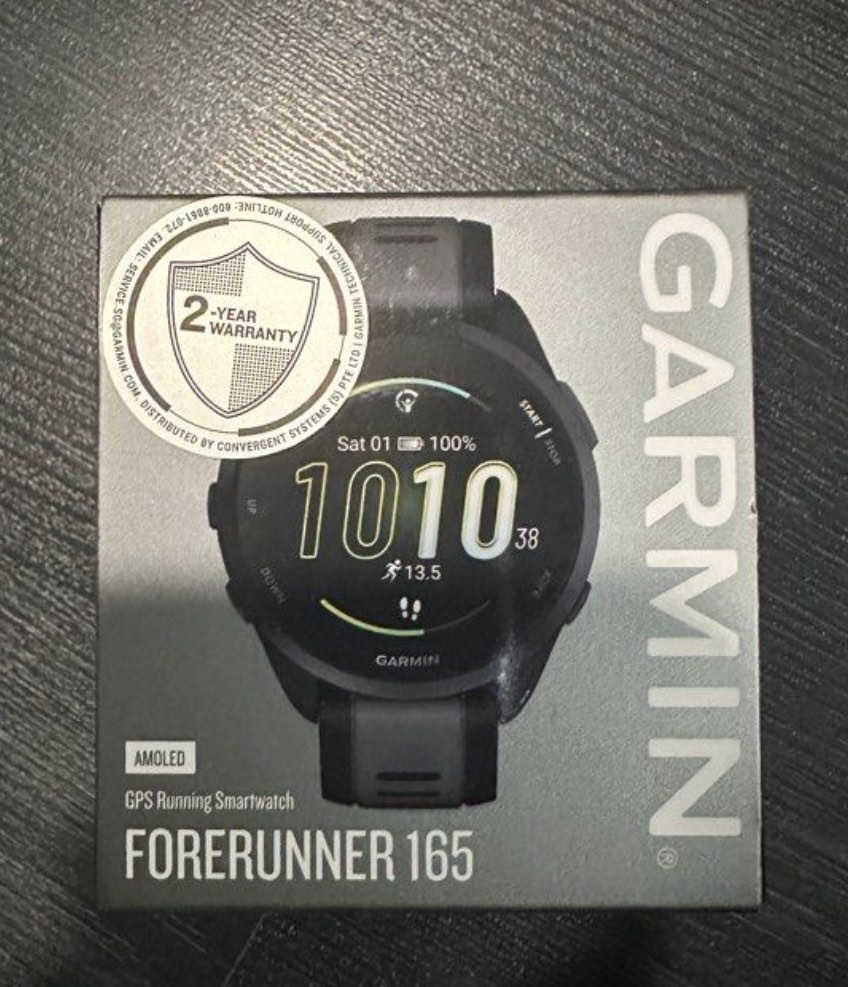 BRAND NEW Garmin Forerunner 165 non music tags Coros pace forerunner ...