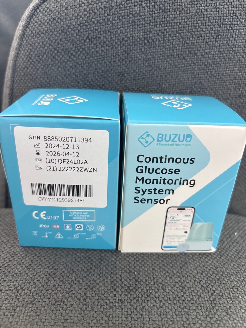BUZUD 2.0 Continuous Glucose Monitoring System Sensor, Health ...