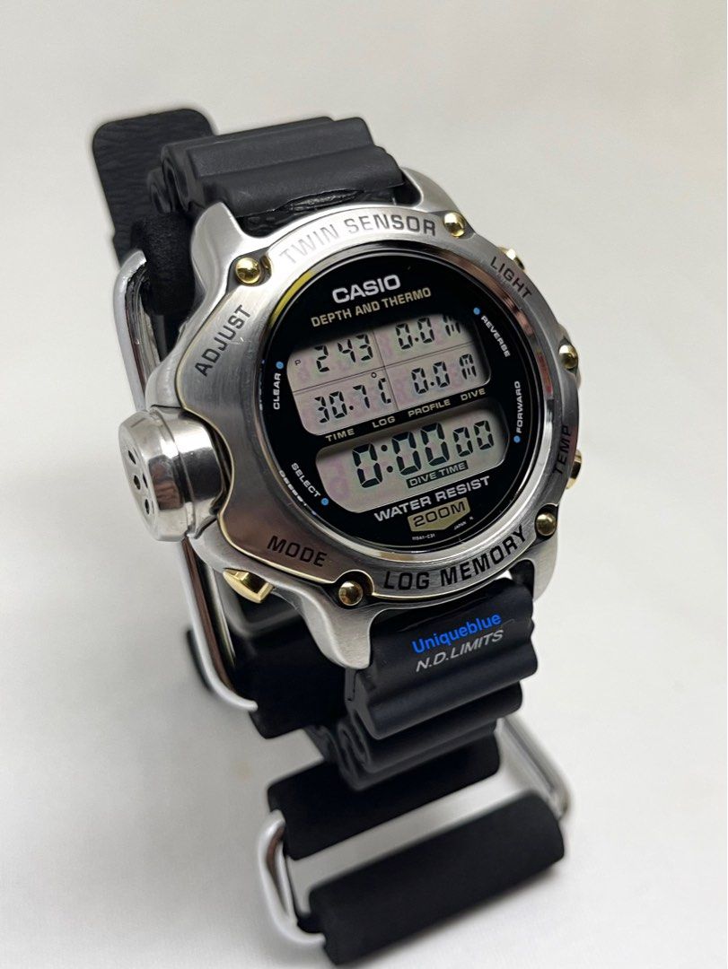 Casio Dep 600 Depth Sensor Air Diver Dive Watch, Men's Fashion, Watches ...