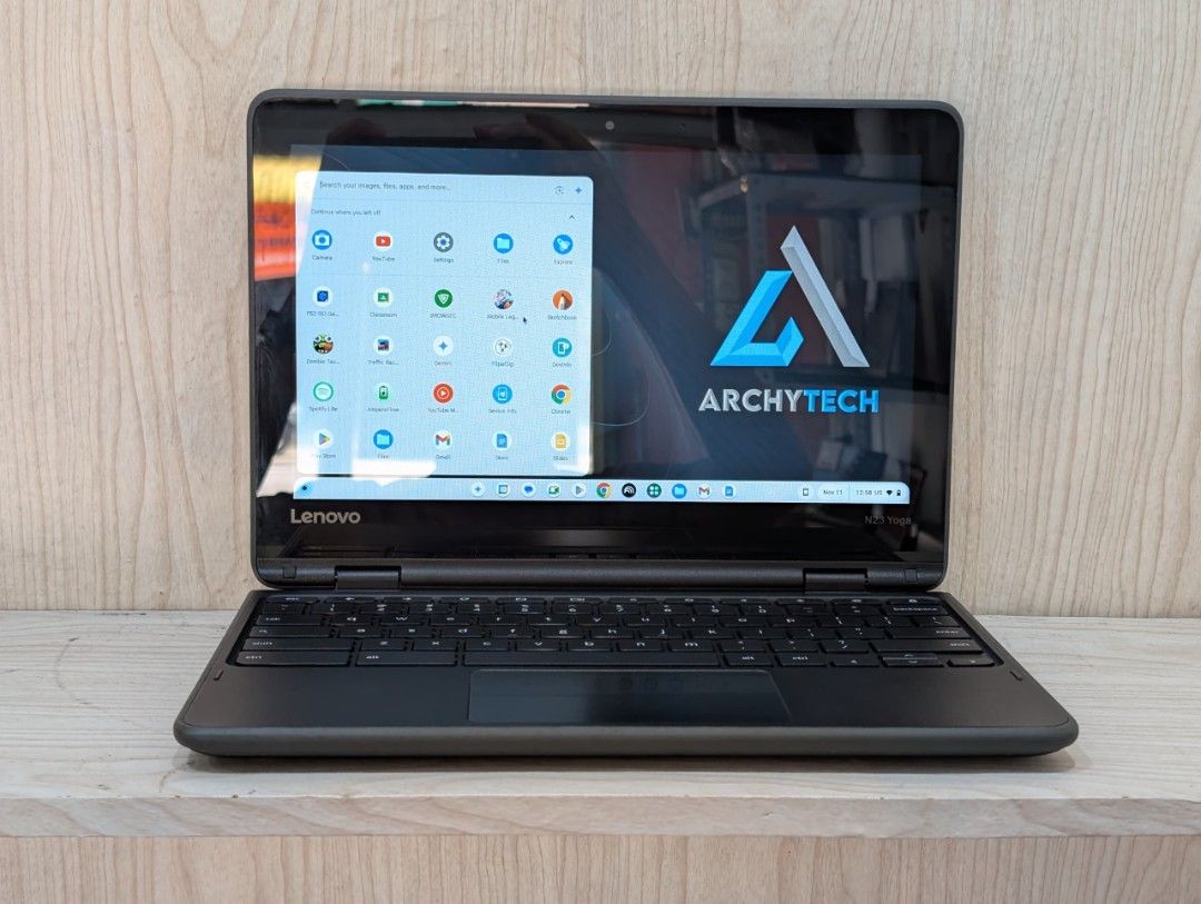 Chromebook Touchscreen Lenovo N23 Yoga MediaTek MT8173 4GB RAM 32GB ...