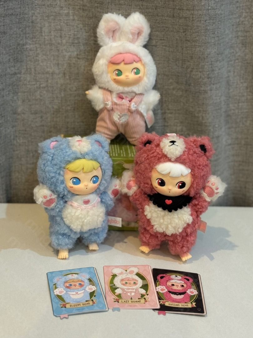 Cimmy Love You Secretly - White Bunny, Pink Bear, Blue Bear Blind Box ...