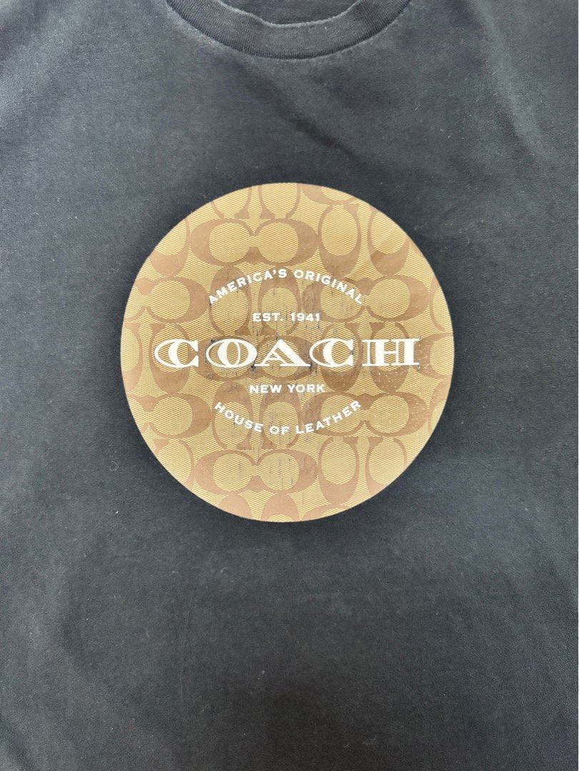 Coach Signature Logo, Men's Fashion, Tops & Sets, Tshirts & Polo Shirts ...