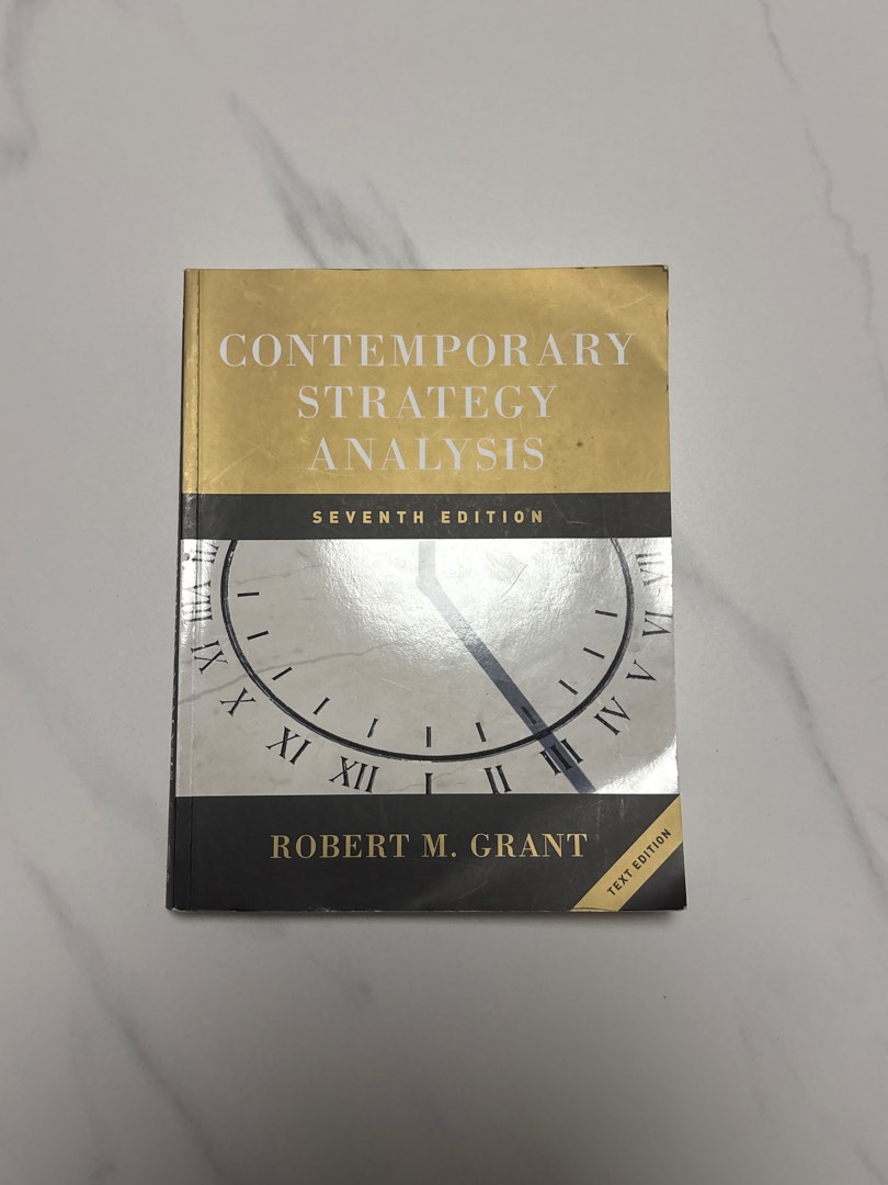 Contemporary Strategy Analysis, Seventh Edition book guidebook, Hobbies ...