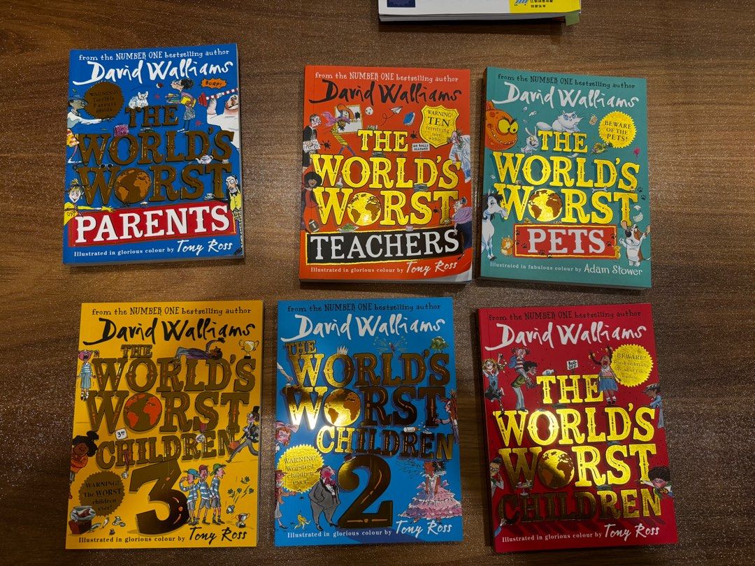 David Walliams 'The World's Worst' Book Collection, Hobbies & Toys ...