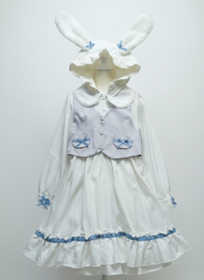 DearMyLove x Cinnamoroll Lolita Dress with Ears, Women's Fashion ...