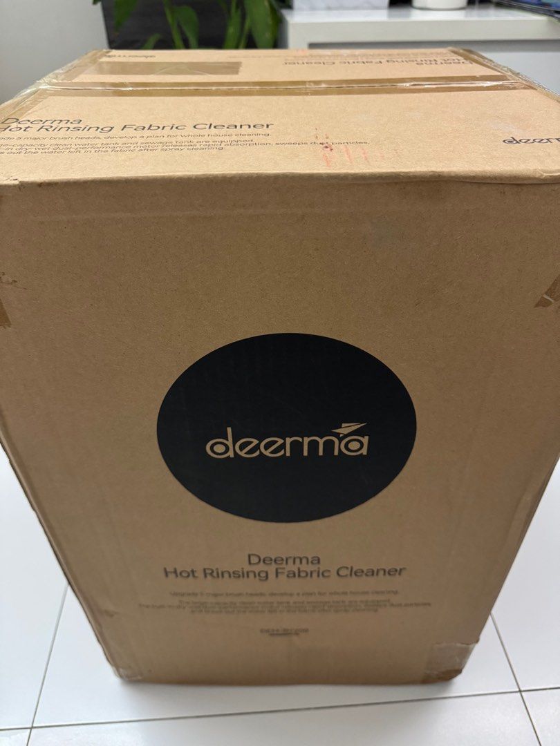 Deerma Hot Rinsing Fabric Cleaner DEM-BY200, TV & Home Appliances ...