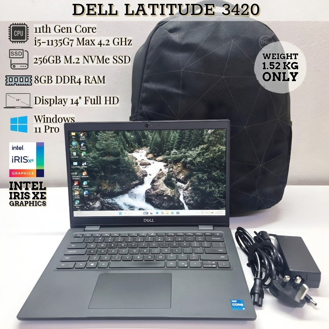 Dell Latitude 3420 / Intel 11th Gen Core i5 Max 4.2GHz / 8GB RAM DDR4 ...