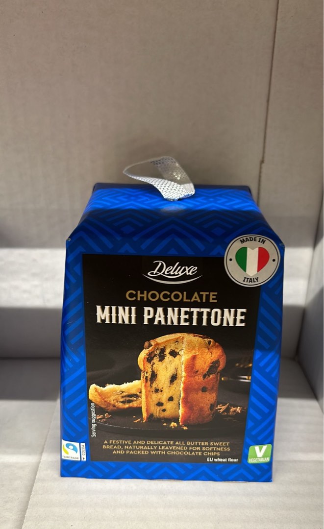 Deluxe Chocolate Mini Panettone - Made in Italy, Food & Drinks ...