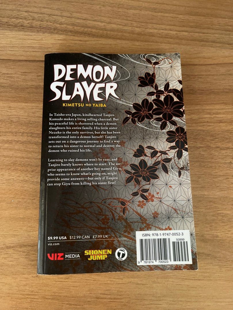 Demon Slayer: Kimetsu no Yaiba - Volume 1, Hobbies & Toys, Books ...