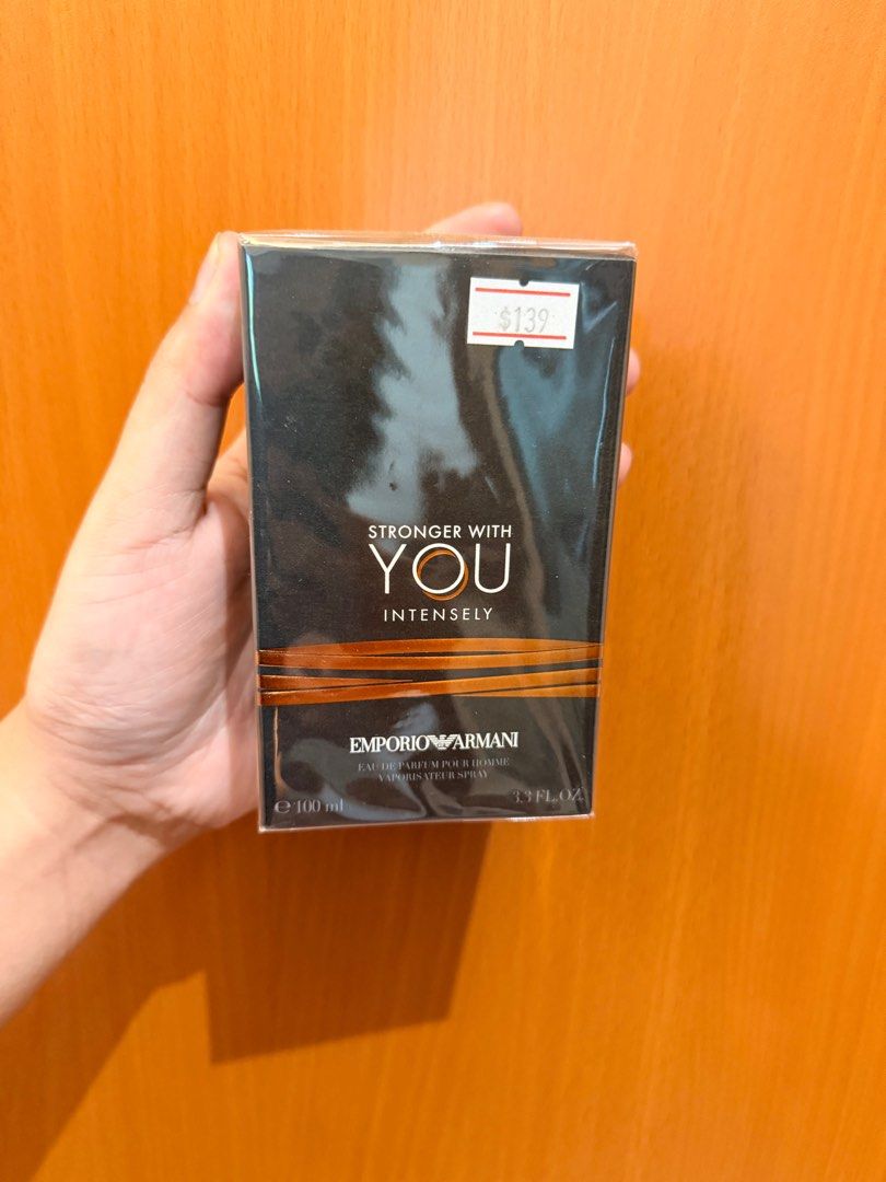 Emporio Armani Stronger With You Intensely 100ml, Beauty & Personal ...