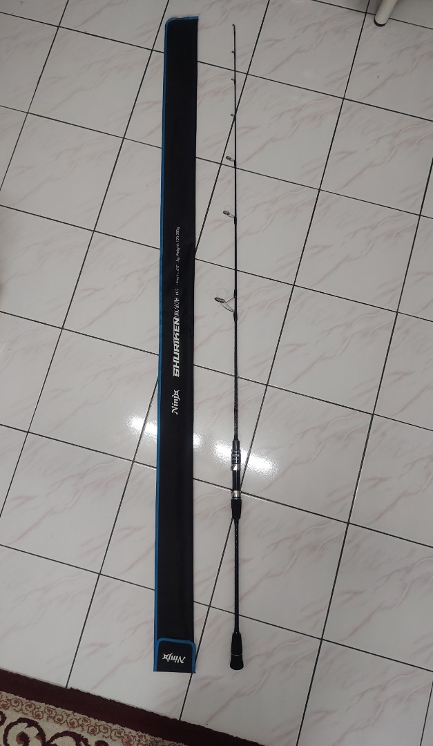 Fishing Rod Ninja Shuriken (spinning), Sports Equipment, Fishing on ...