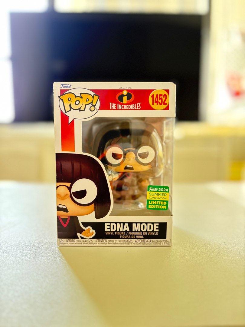 Funko Pop! The Incredibles Edna Mode chase grail limited, Hobbies ...