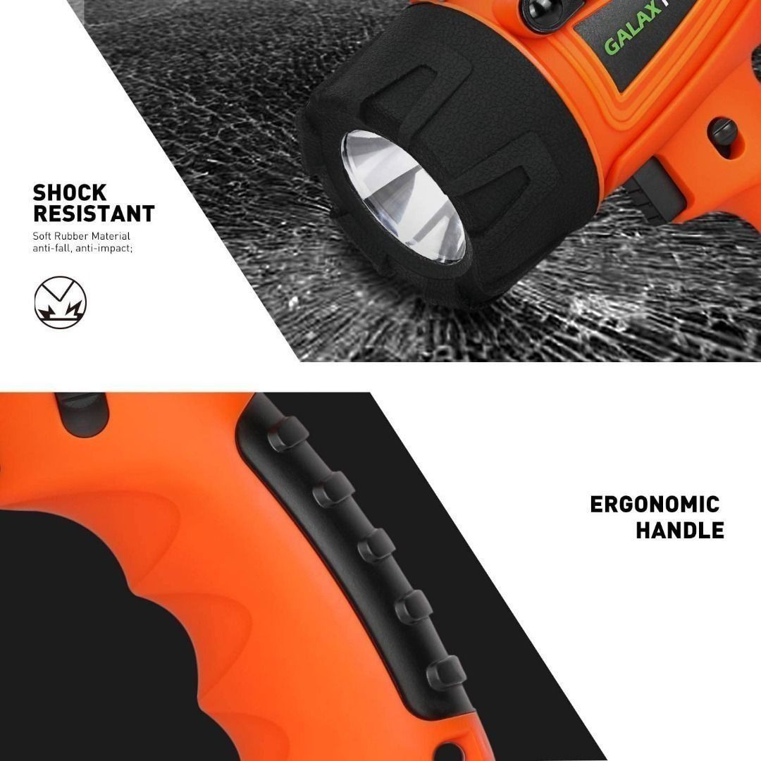 GALAX PRO 5W Waterproof Rechargeable Handheld Torchlight, 280 Lumen LED ...