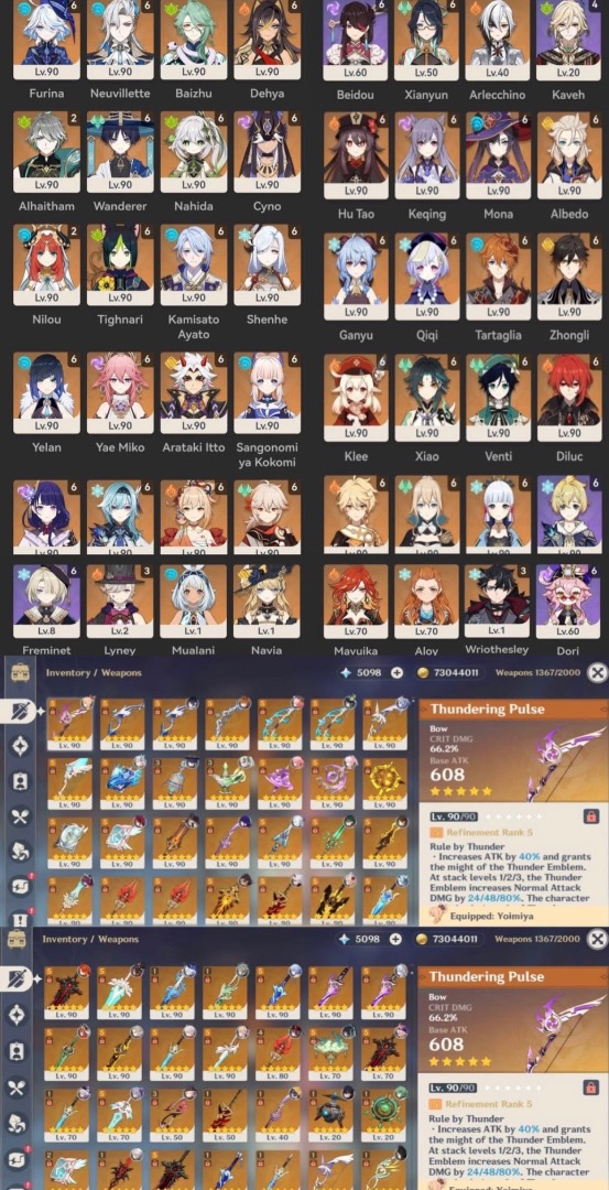 Genshin Impact Account Rush Cheap, Video Gaming, Video Games, Others on ...