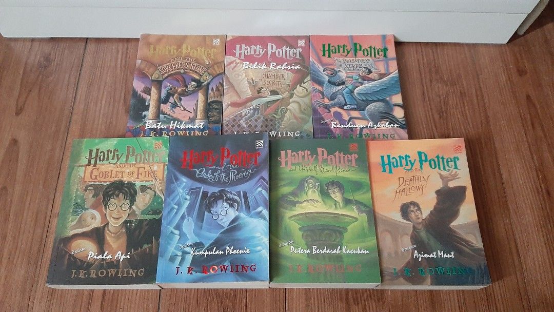 Harry Potter Complete Novel (Bahasa Malaysia), Hobbies & Toys, Books ...