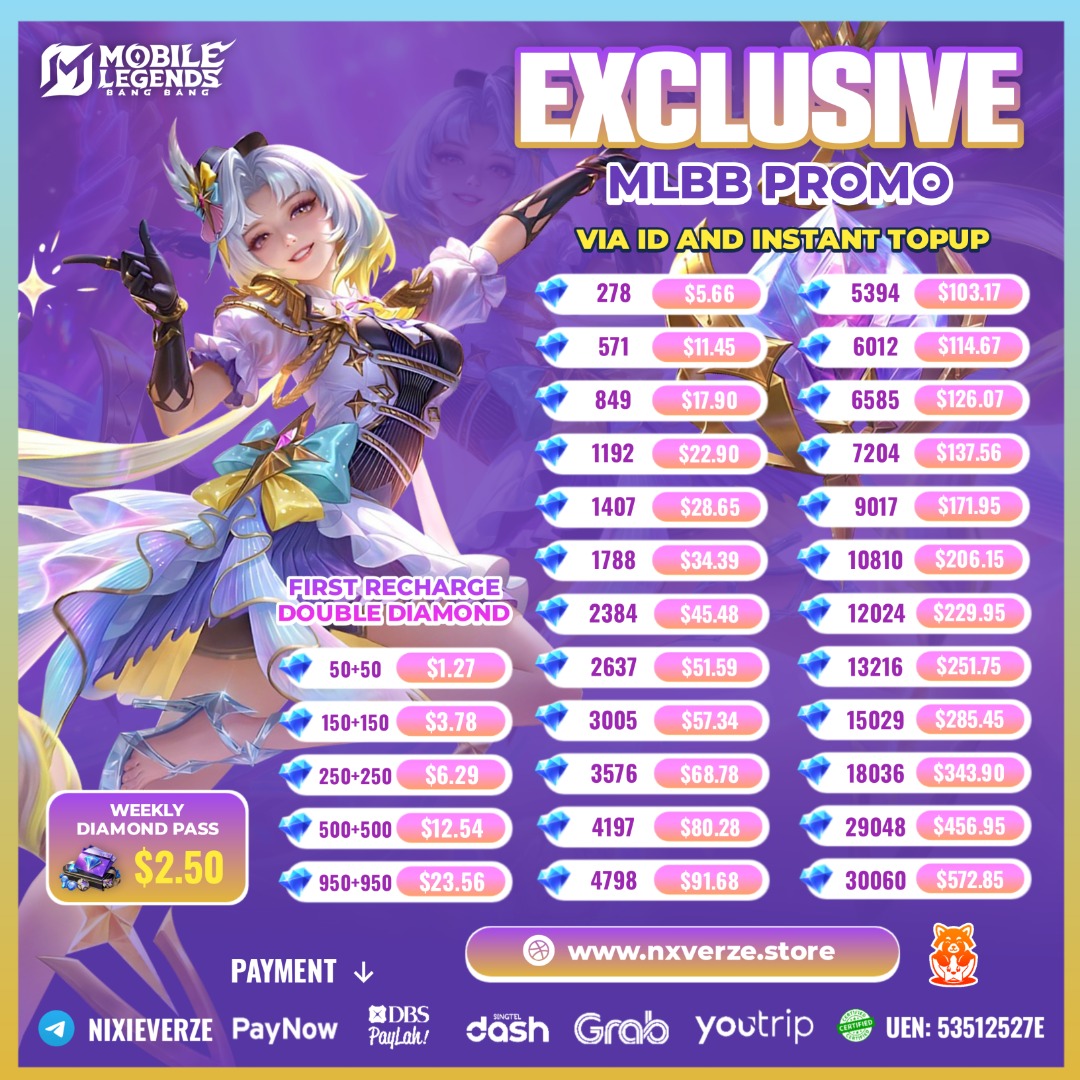 👾[INSTANT DELIVERY | LIMITED TIME DEAL] 🔥 Get the Lowest Price on MLBB ...