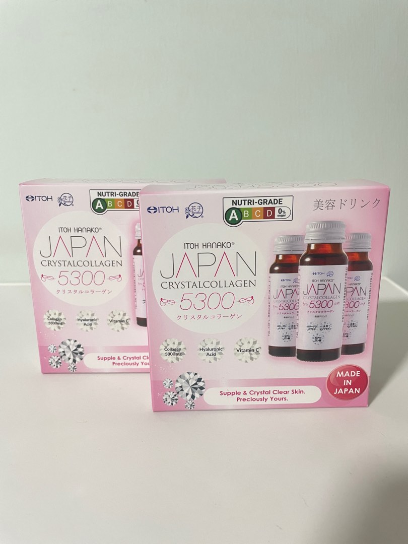 ITOH HANAKO Japan Crystal Collagen 5300, Health & Nutrition, Health ...