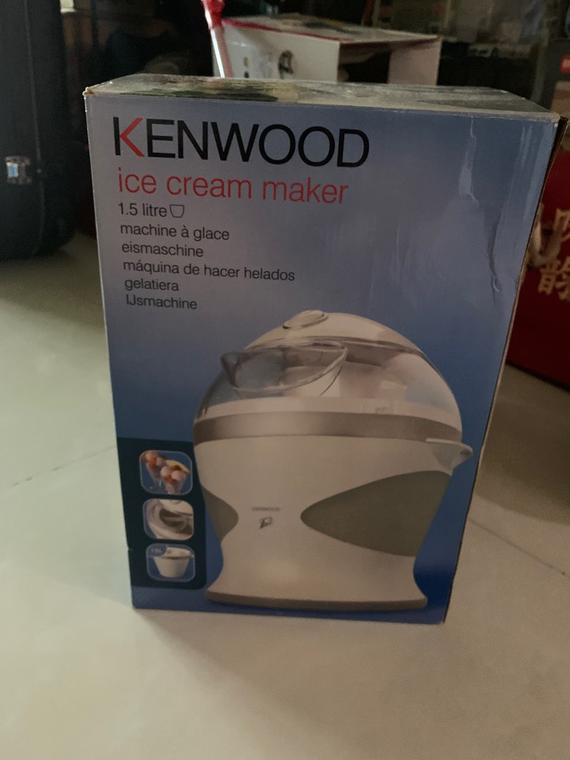 Kenwood Ice Cream Maker - 1.5 Litre, TV & Home Appliances, Kitchen ...