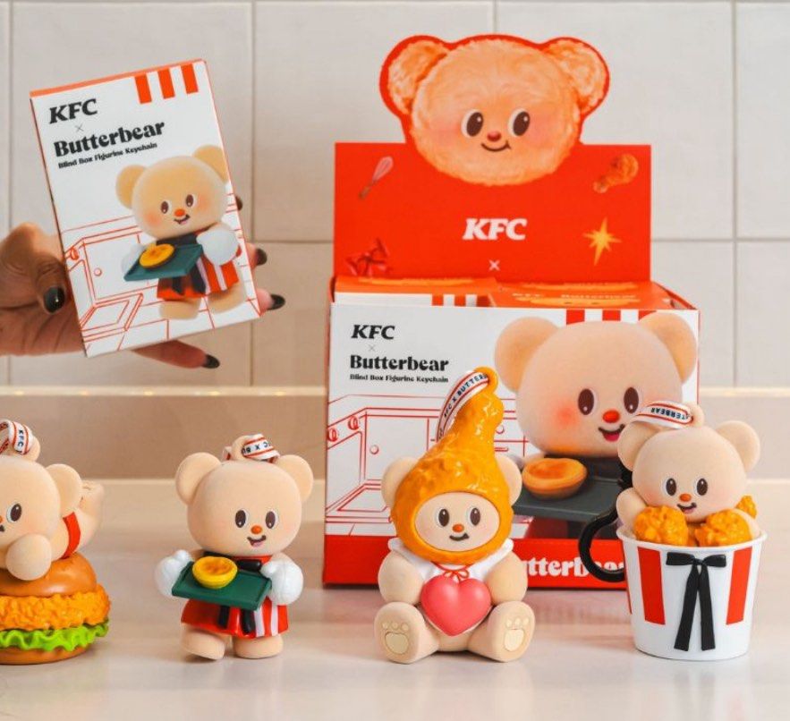 KFC x Butterbear Blind Box Figurine Keychain, Hobbies & Toys, Toys ...