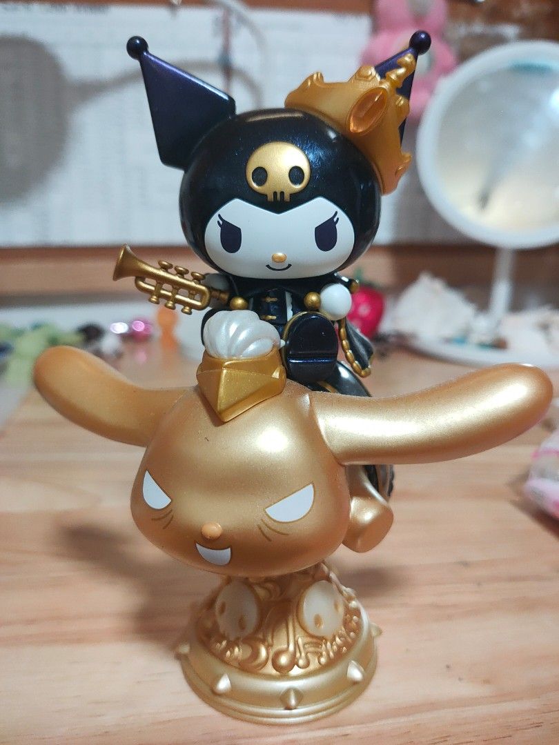 Kuromi x My Melody Band Figurine, Hobbies & Toys, Toys & Games on Carousell