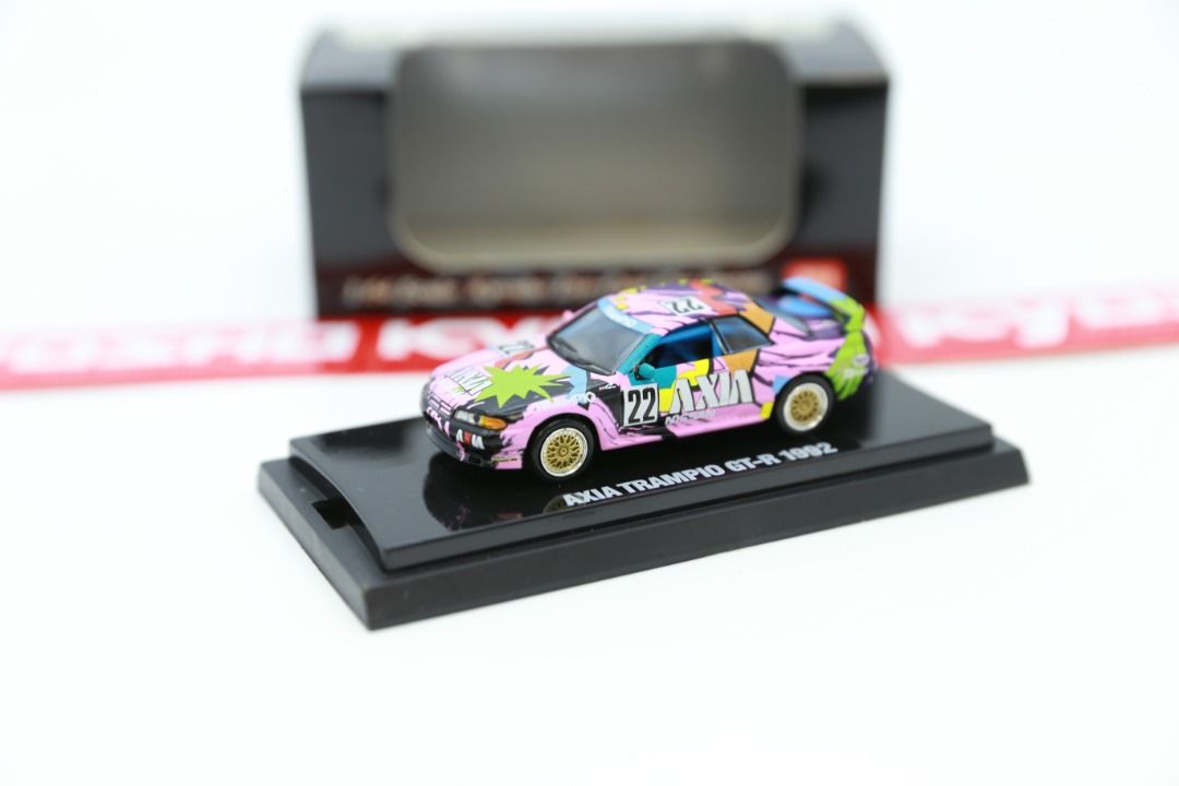 Kyosho 1/64 Nissan GTR R32 AXIA Trampio GT-R 1992 No.22, 興趣及遊戲, 玩具 & 遊戲 ...