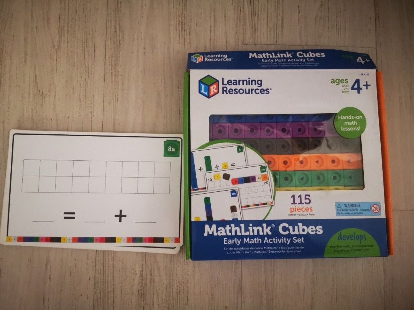 Learning Resources MathLink Cubes Early Math Activity Set, Hobbies & Toys, Toys & Games on Carousell