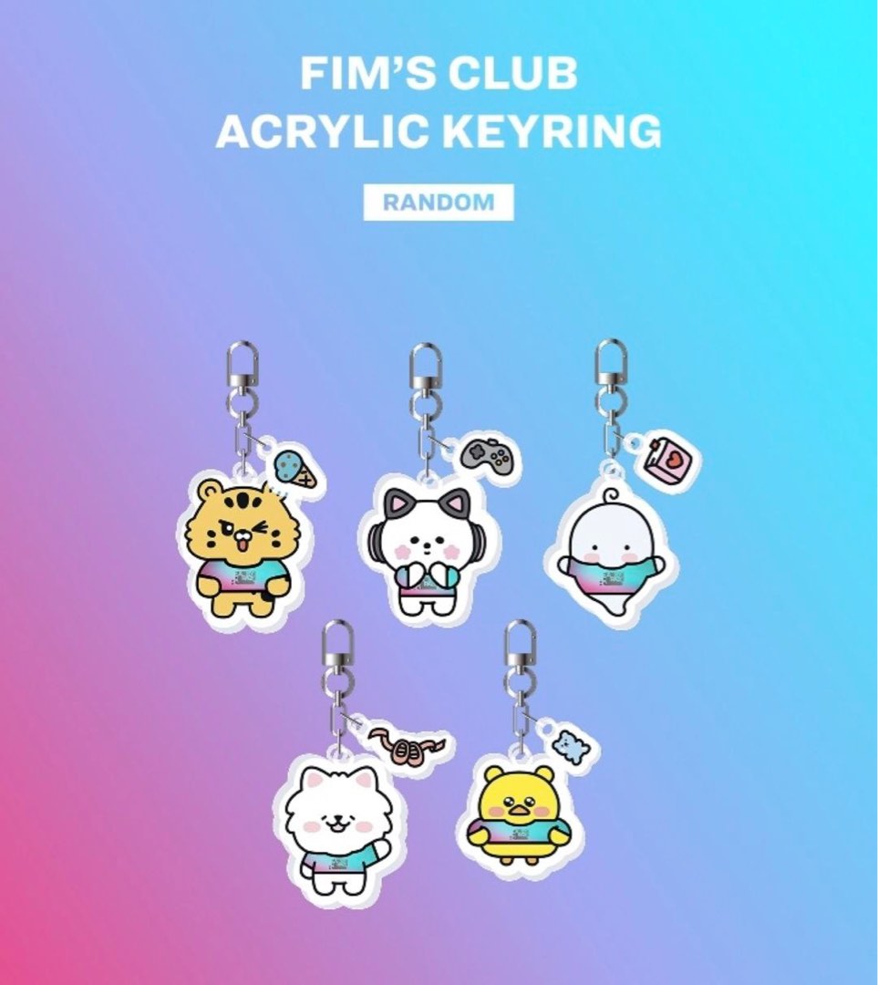 lesserafim fim's club acrylic keyrings, Hobbies & Toys, Memorabilia ...
