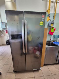 LG Side by Side Door Refrigerator - Matte Black, TV & Home Appliances ...