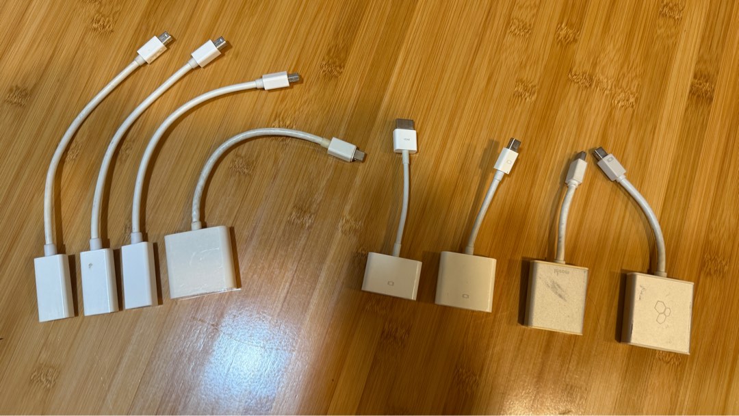 Mac Mini DisplayPort Adapter Bundle: HDMI, DVI, VGA (7 Pieces ...