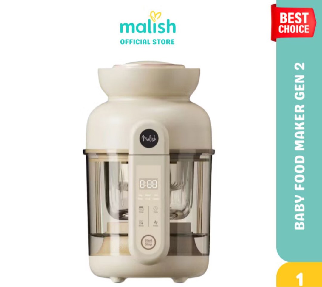 Malish Smart Multi-Functional Baby Food Maker Gen 2, Babies & Kids ...