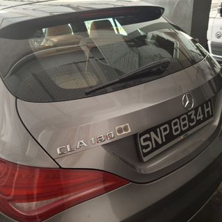 Mercedes Benz CLA Future Design Carbon Fiber Boot Lip, Car Accessories ...