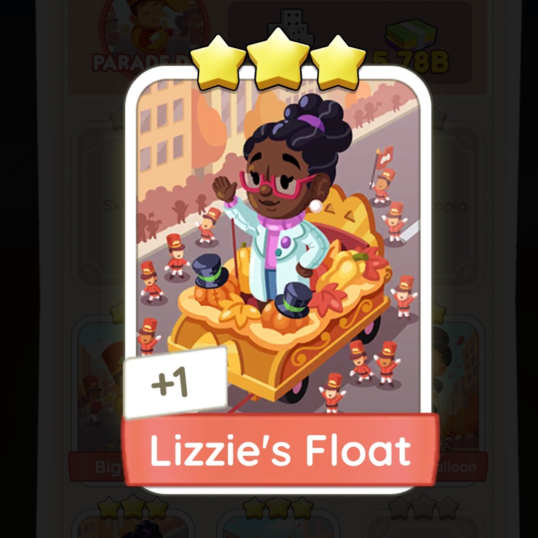 MONOPOLY GO | SET 9 – 3 Star 🌟 Lizzie's Float RM0.50, Video Gaming ...