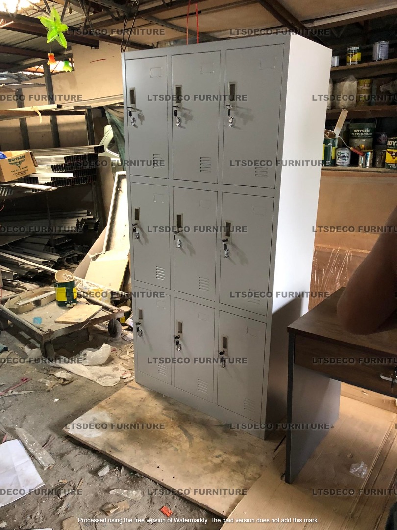 new 9 door steel locker office partition furnitures, Furniture & Home ...