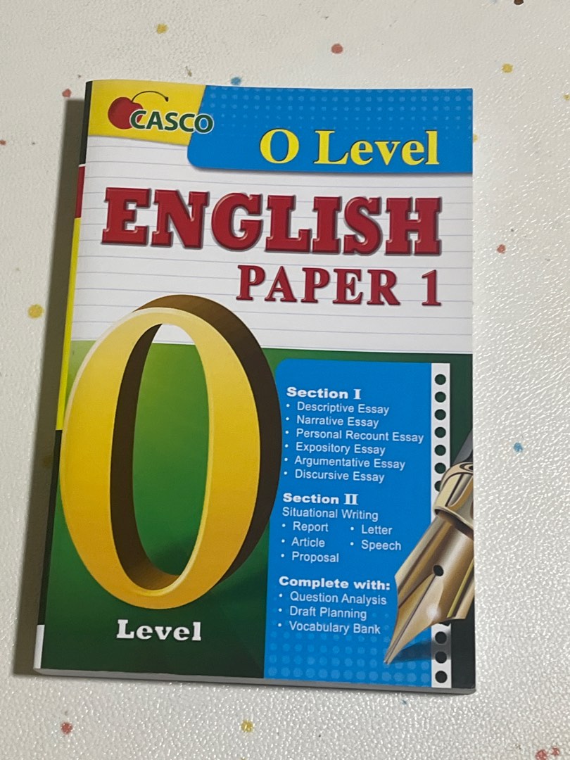O Level English Paper 1 Textbook, Hobbies & Toys, Books & Magazines ...