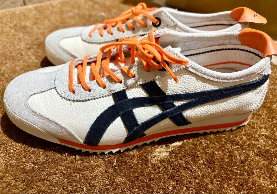 Onitsuka Tiger Mexico 66 Birch / Black / Orange, Women's Fashion ...