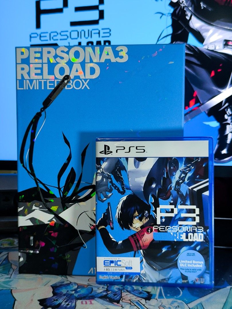 Persona 3 Reload Limited Box - PS5, Video Gaming, Video Games ...
