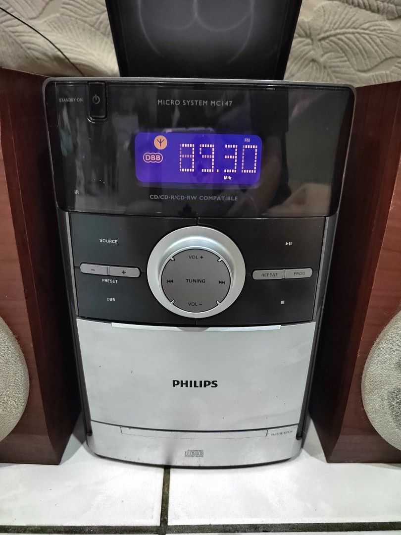Philips kaset CD FM Line in Classic micro sound system MC147 with ...
