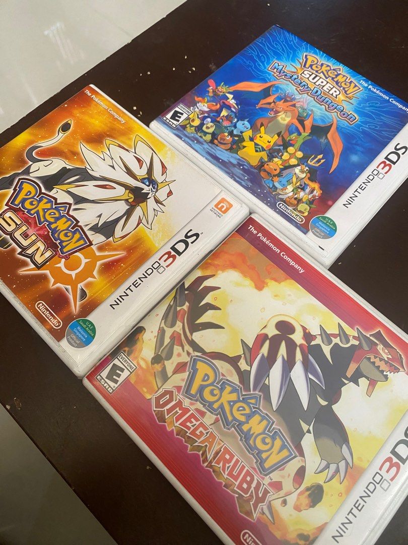 Pokemon 3DS Games - Sun, Omega Ruby, Mystery Dungeon, Video Gaming ...
