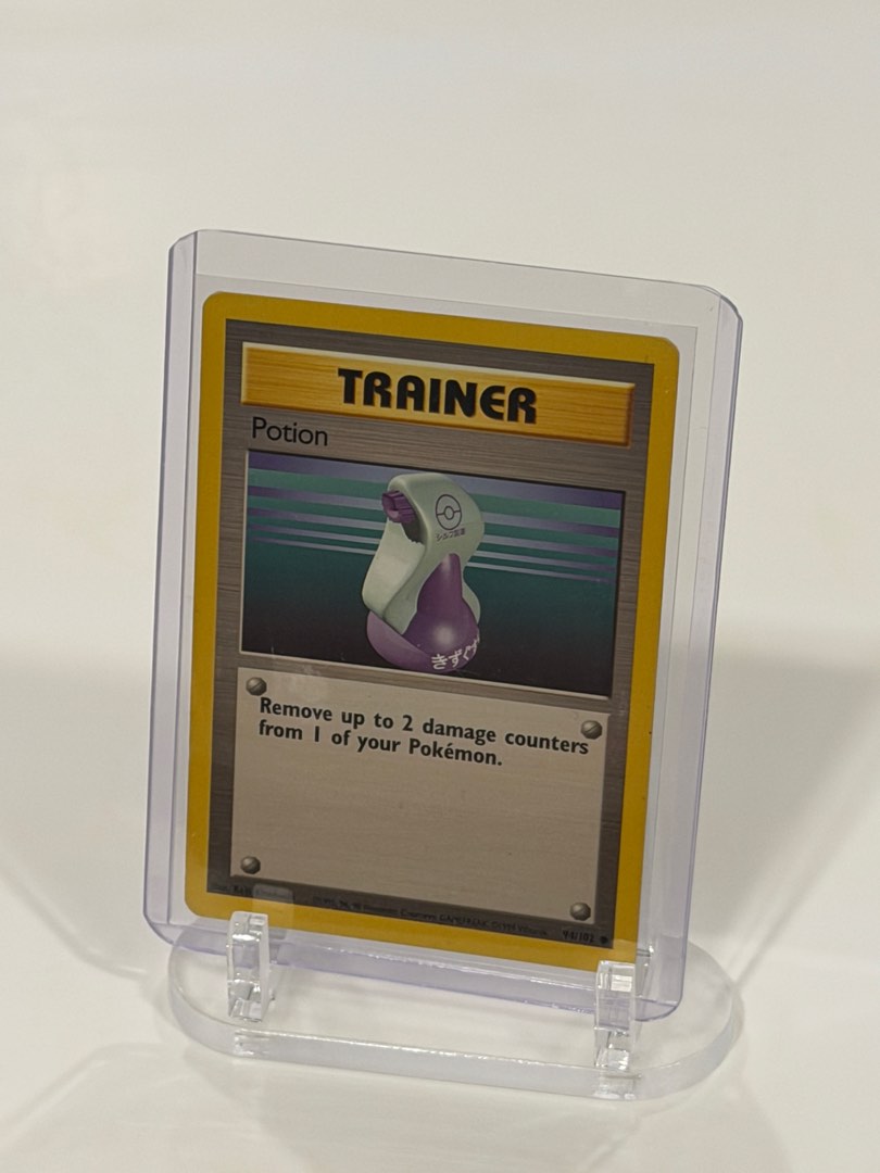 Pokemon Base Set Potion Trainer Card, Hobbies & Toys, Toys & Games on ...