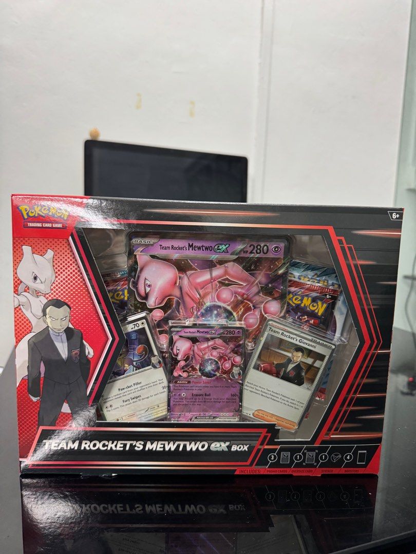 Pokemon TCG: Team Rocket's Mewtwo EX Box, Hobbies & Toys, Toys & Games ...